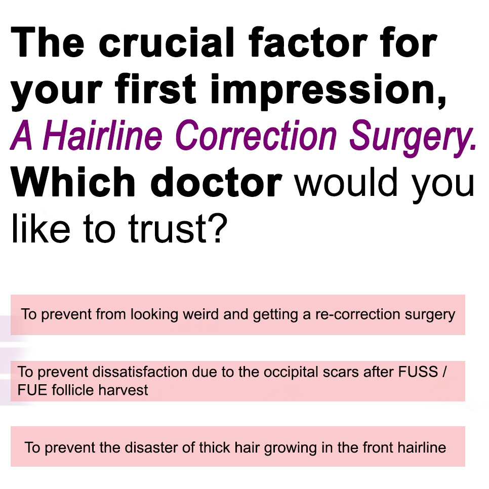 MO&LINE Plastic Surgery, Hairline Correction Surgery Methods and ...